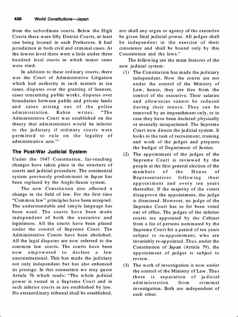 World Constitution - A Comparative Study JAP3 | PDF | Supreme Courts | Judiciaries