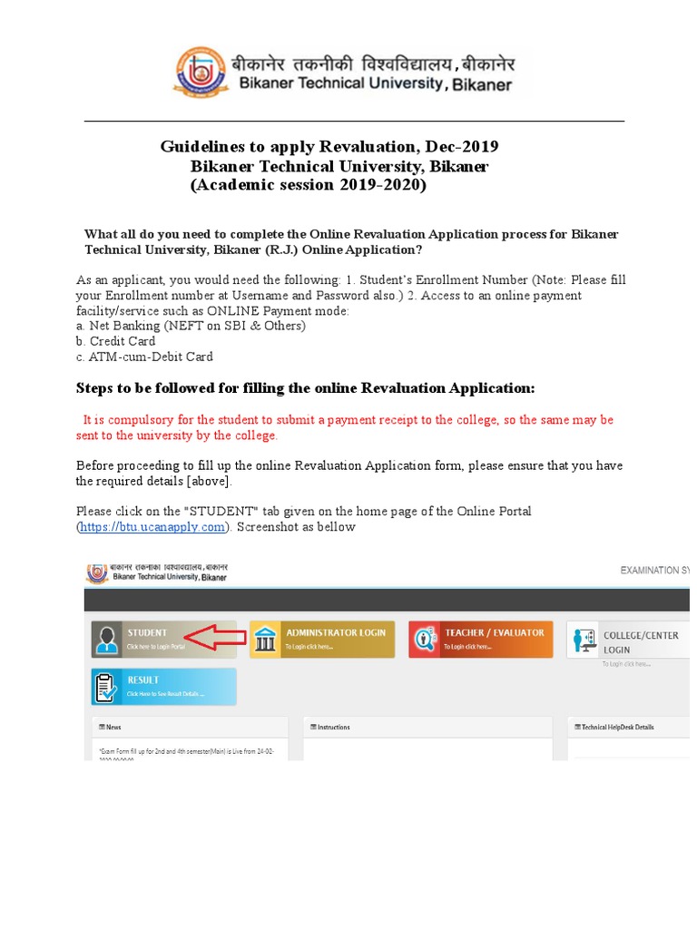 Revaluation Application Guidelines 2019 | PDF | Payments | Services ...