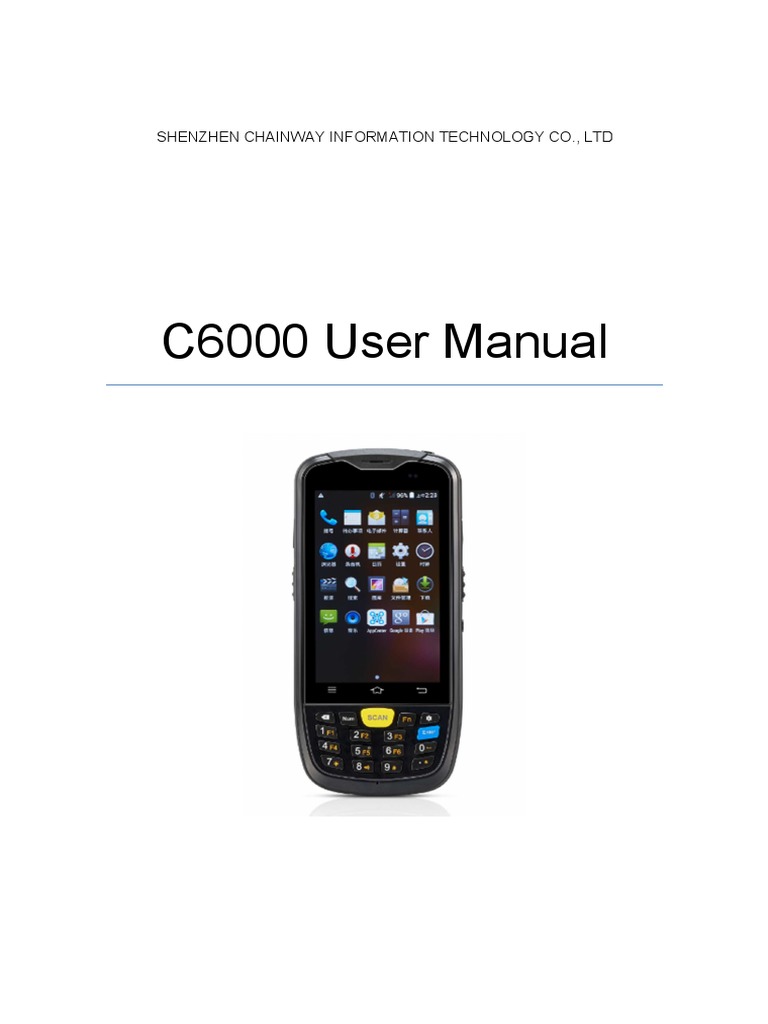 C6000 User Manual PDF | PDF | Computer Keyboard | Barcode