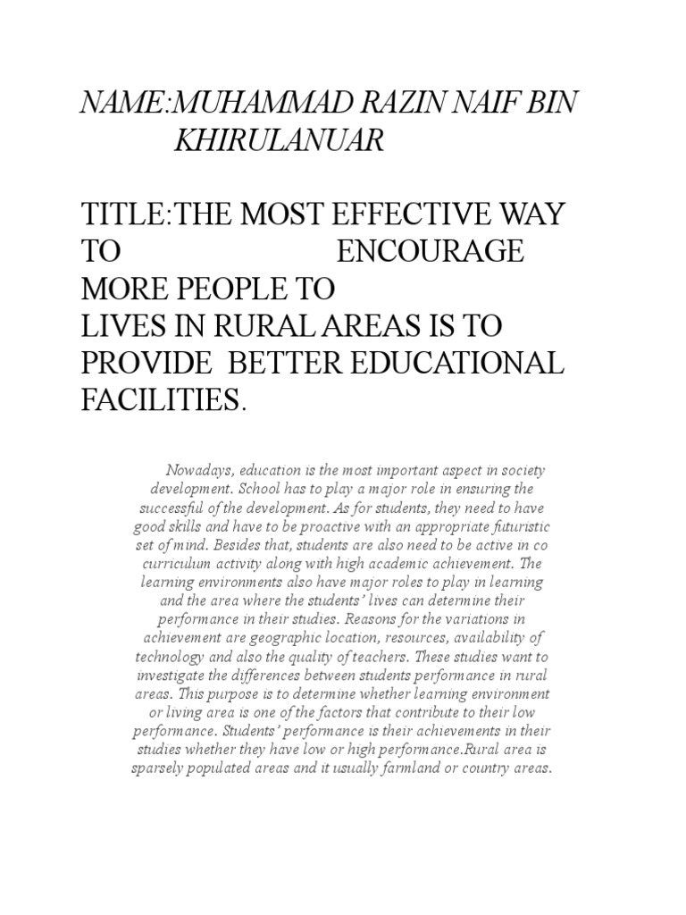 Muet Assignment 3 | Download Free PDF | Communication | Psychological ...