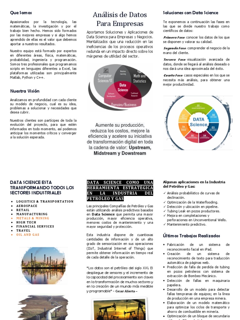 Data Science In Oil And Gas Pdf Pdf Petróleo Fabricación E Ingeniería