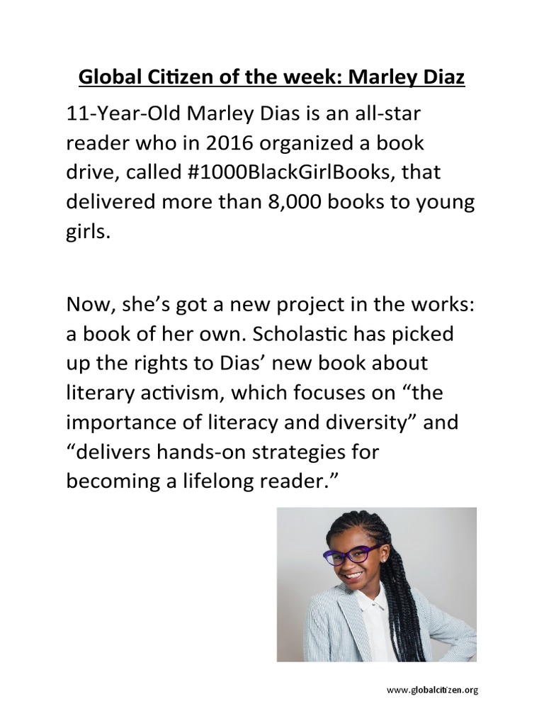 Global Citizen of The Week | PDF