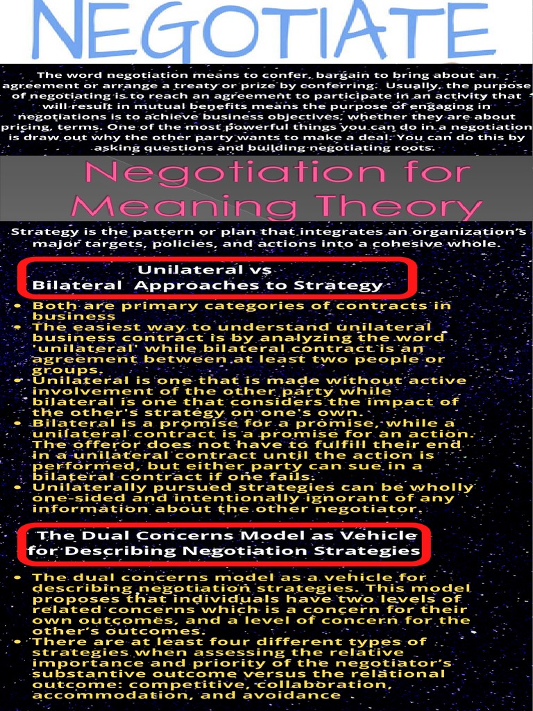 Negotiation Strategies Explained | PDF