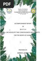 Project W.A.T.C.H: Promoting Honesty & Punctuality | PDF | Integrity ...