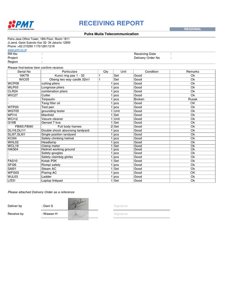 PL Form - Dani | PDF | Electrical Engineering | Manufactured Goods