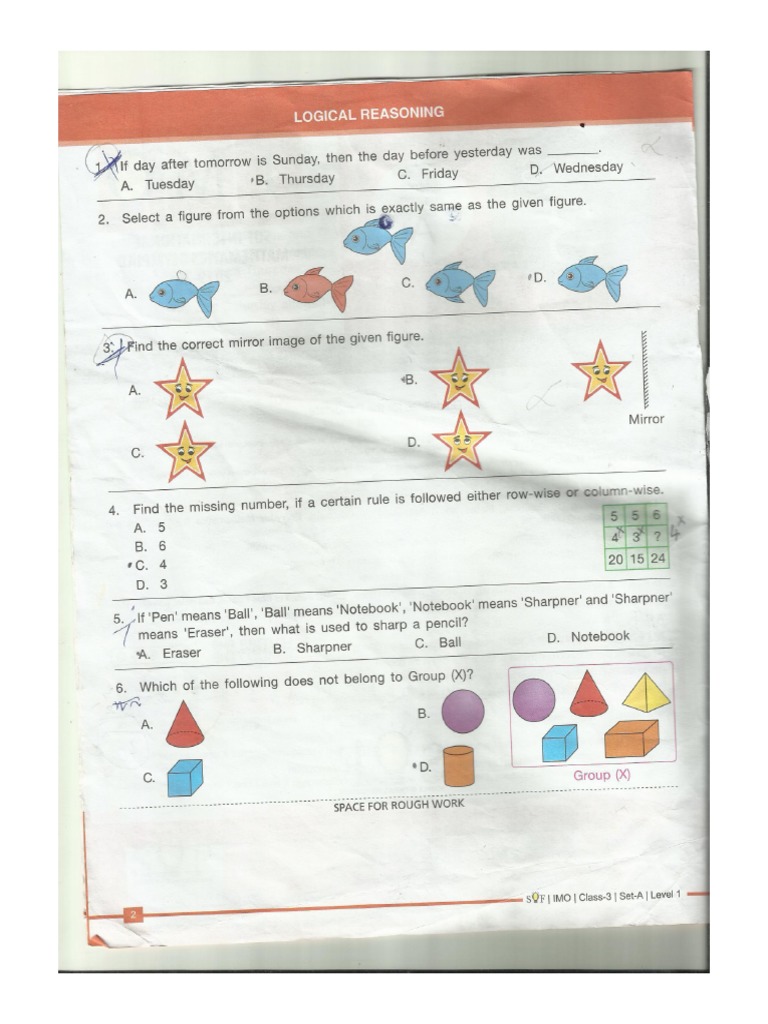 Class 3 IMO 2019 PDF | PDF