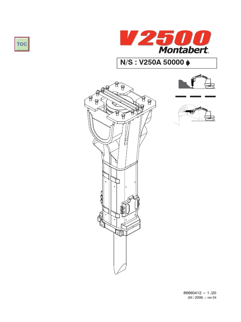 Montabert V2500 2008 | PDF