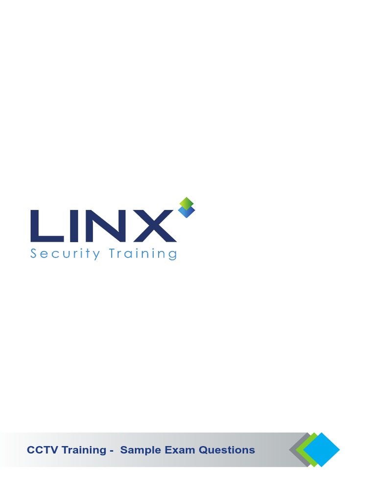 CCTV Training Sample Questions | PDF | Closed Circuit Television ...