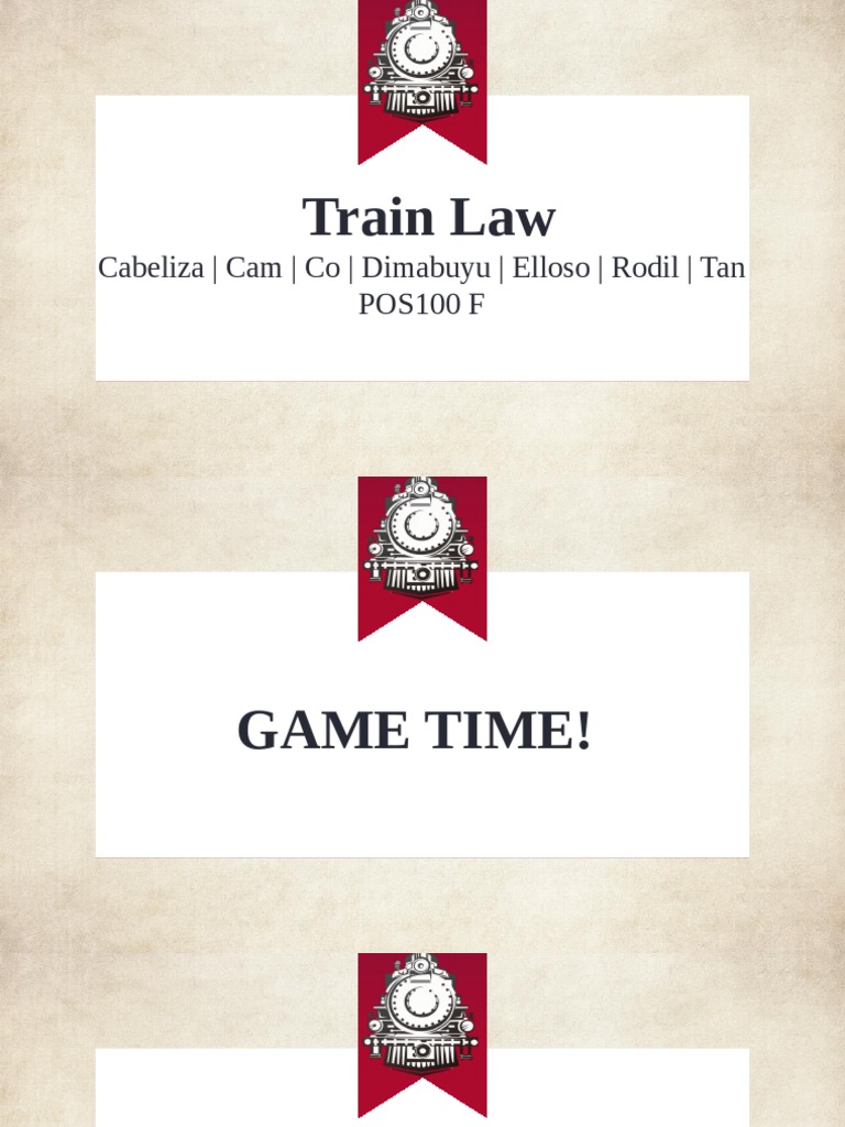 POS - Train Law Presentation | PDF | Value Added Tax | Taxes