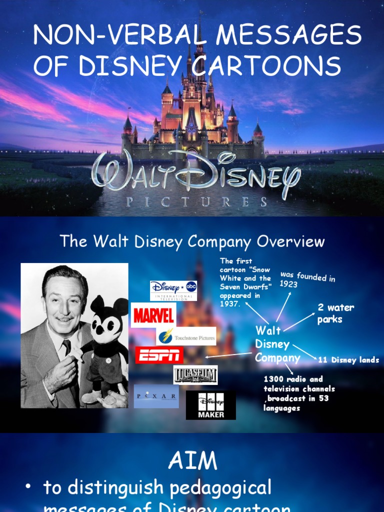 Non-Verbal Messages of Disney Cartoons | PDF