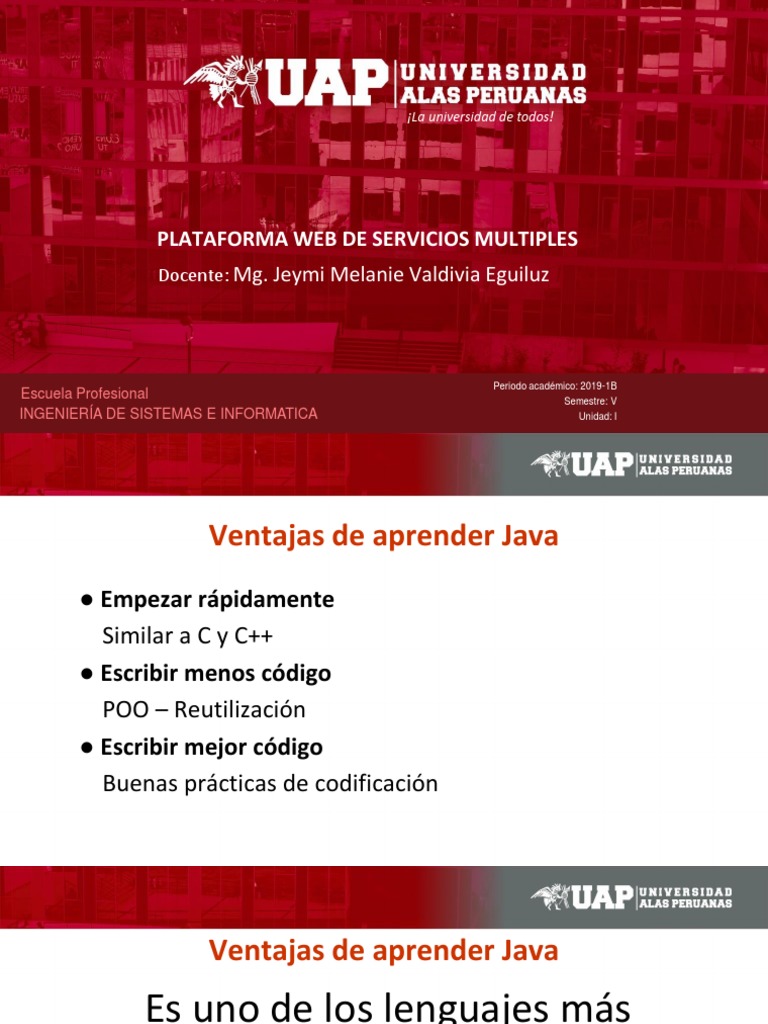 Diapositivas PDF | PDF | Entorno de desarrollo integrado | Java ...