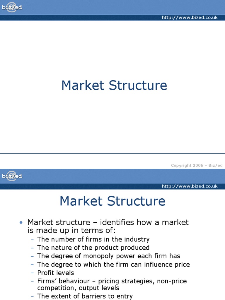 Marketstructure | PDF