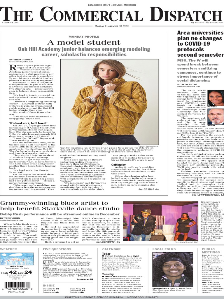 Commercial Dispatch Eedition 11-30-20 | PDF | Violence