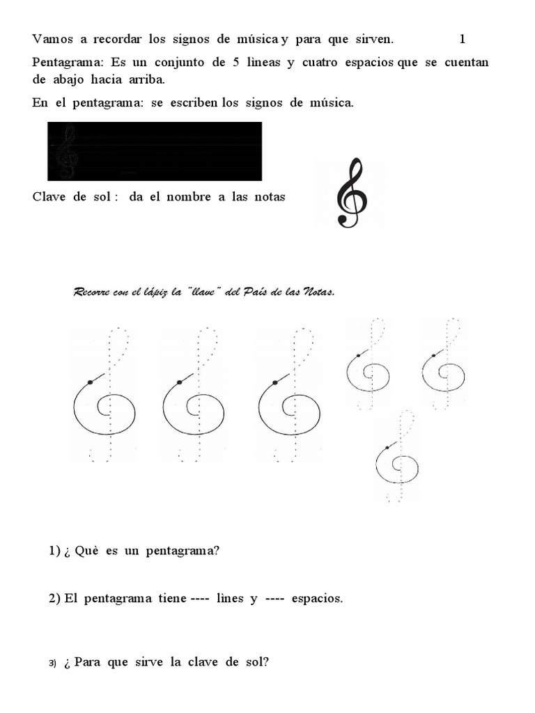 Vamos A Recordar Los Signos de Música y para Que Sirven | PDF