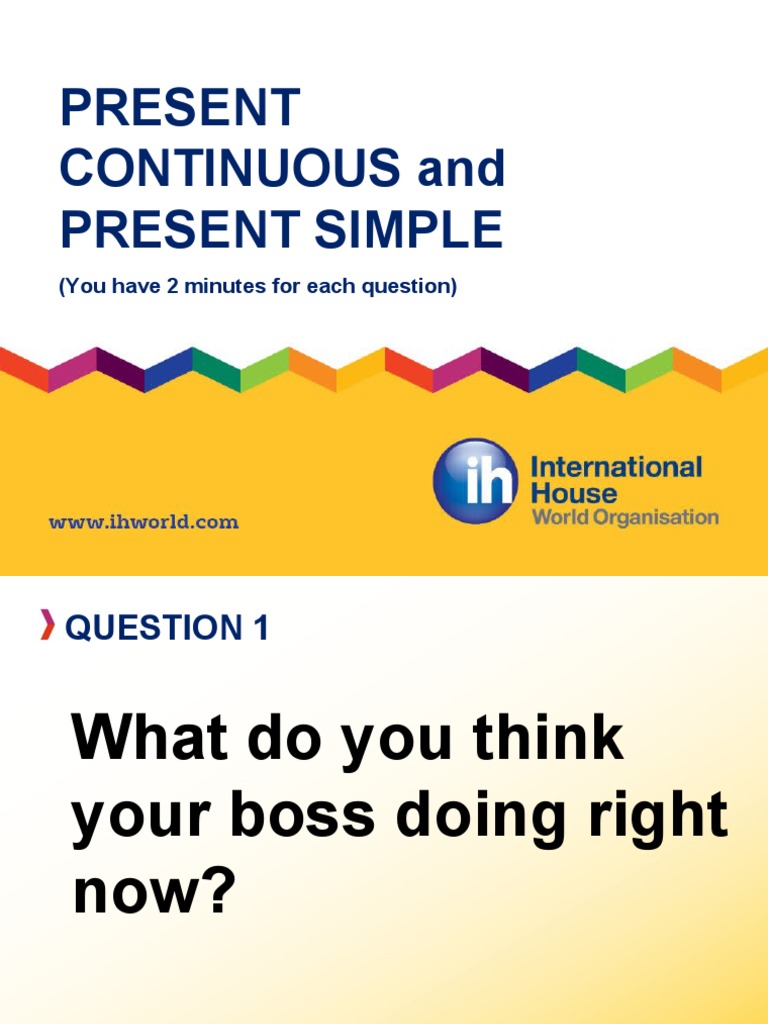 present-continuous-PPT QUESTIONS | PDF | Self-Improvement | Wellness
