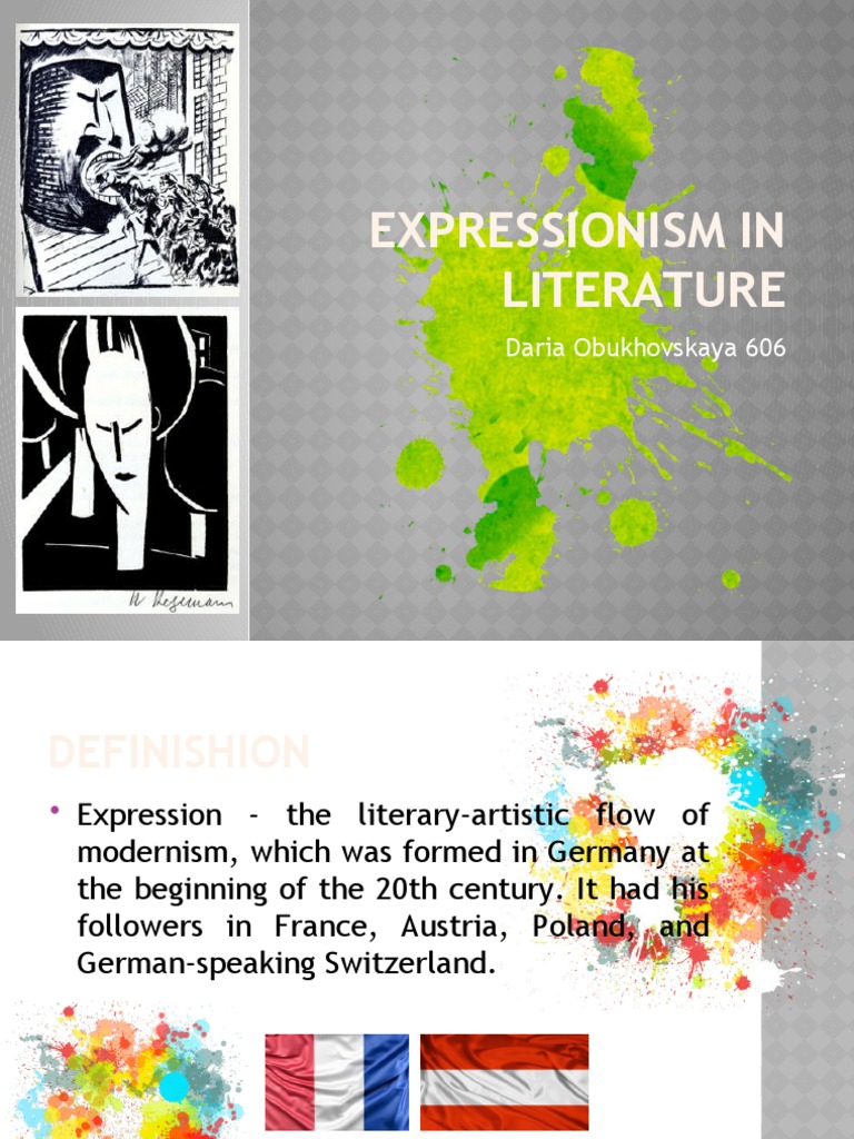 Expressionism in Literature: Daria Obukhovskaya 606 | PDF ...
