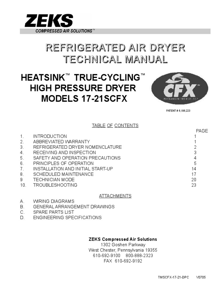 TM SCFX 17-21 | PDF | Clothes Dryer | Valve