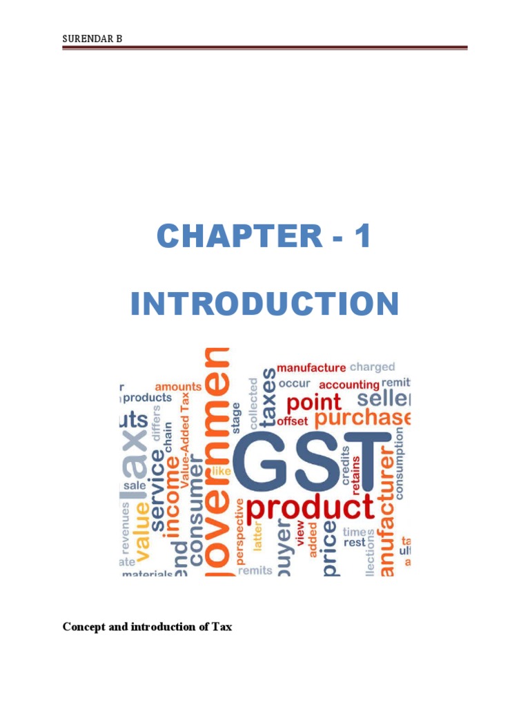 GST Project For Mcom | PDF | Value Added Tax | Taxes