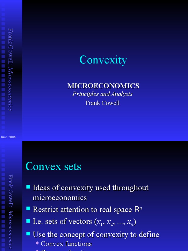 Convexity | PDF | Convex Set | Linear Algebra