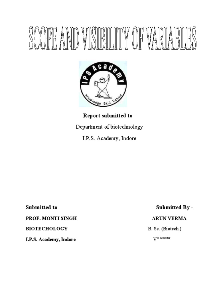 Biotechnology Report Submission | PDF