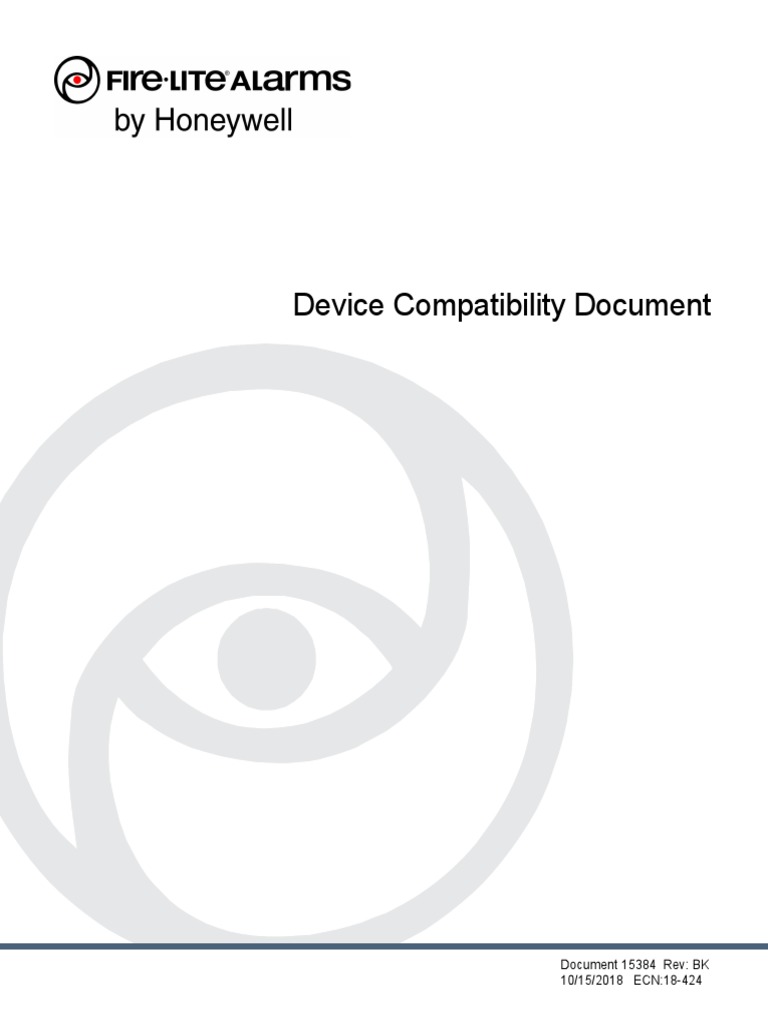 PN 15384 Fire-Lite Device Compatibility Document PDF | PDF | Rectifier | Power Supply