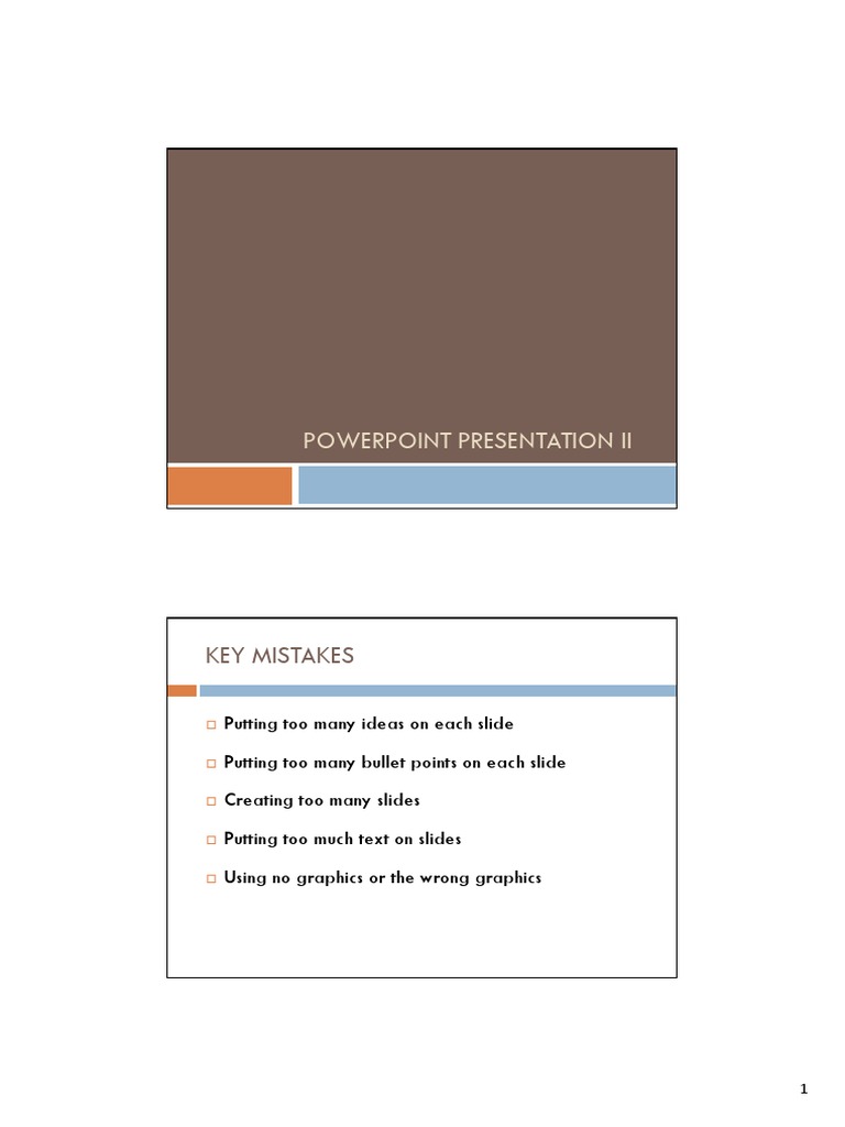 PowerPoint Presentation Mistakes and Best Practices | PDF