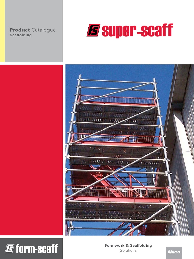 Super-Scaff: Product Catalogue | Download Free PDF | Scaffolding | Stairs