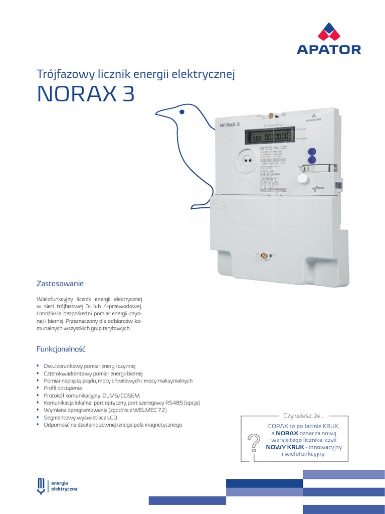 Licznik Energii-Norax-3 | PDF