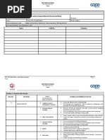 GAS Testing Form - Sample | PDF | Materials | Gases