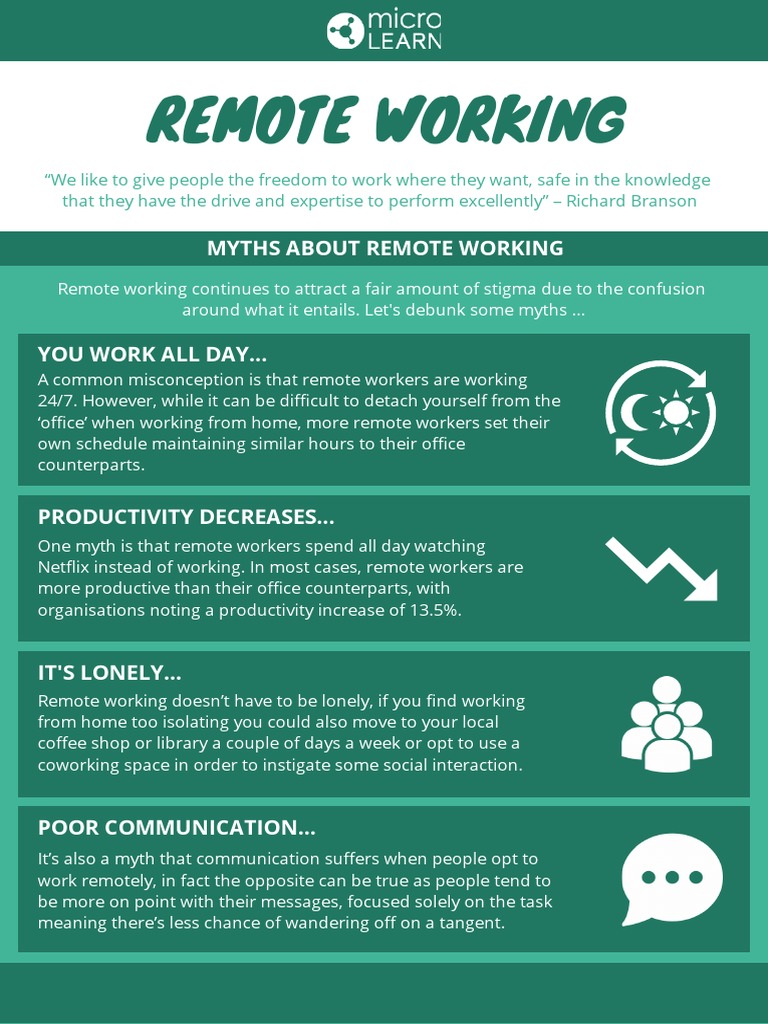 Remote Working Fact Sheet | PDF