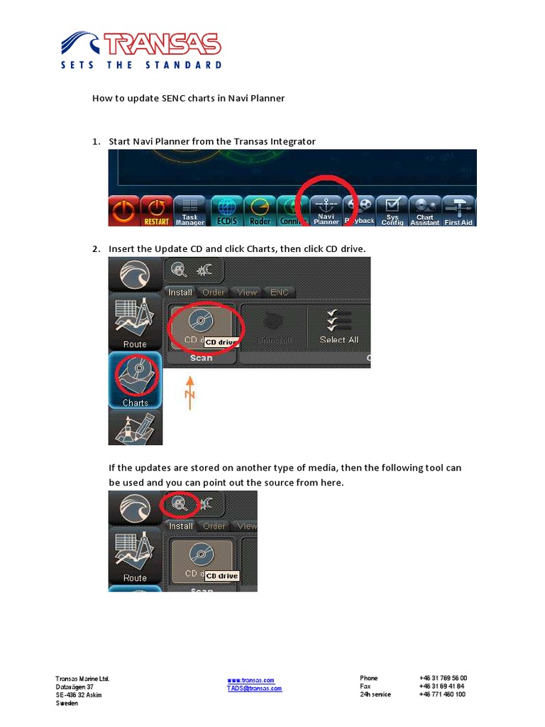 How Update Charts in Navi Planner PDF | PDF