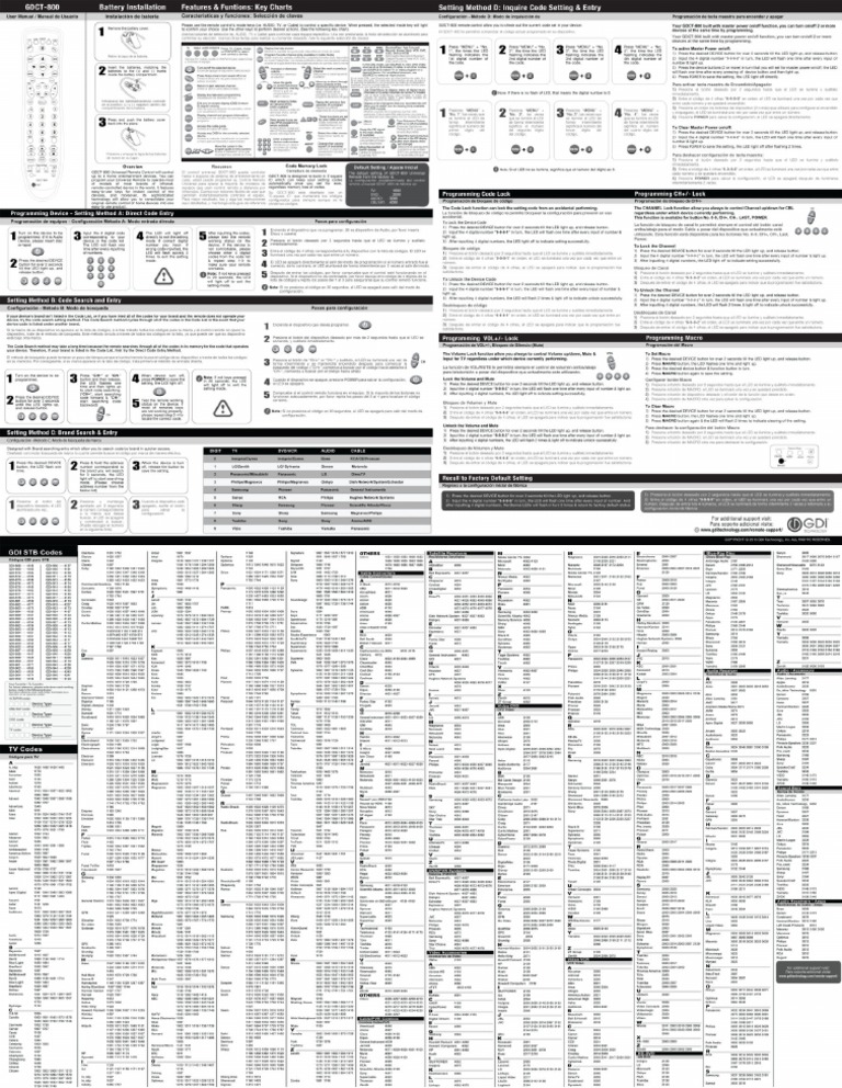 GDCT 800 New Manual PDF | PDF