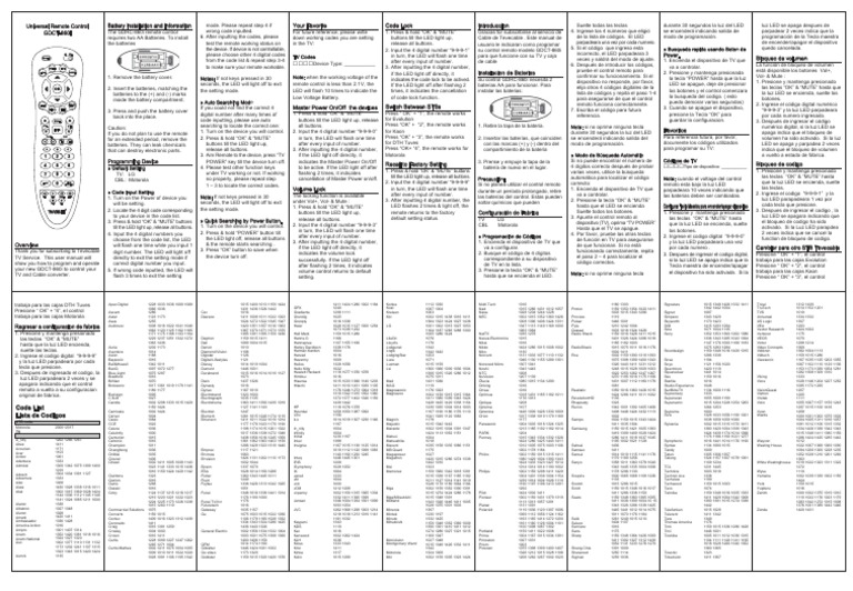GDCT-860i Usermanual PDF | PDF | Bienes de consumo | Electrónica de consumo