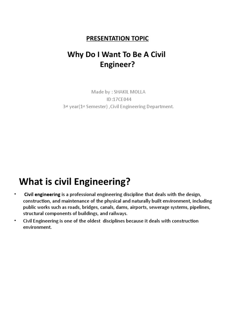 Shakil Molla: Aspiring Civil Engineer | PDF | Civil Engineering | Infrastructure