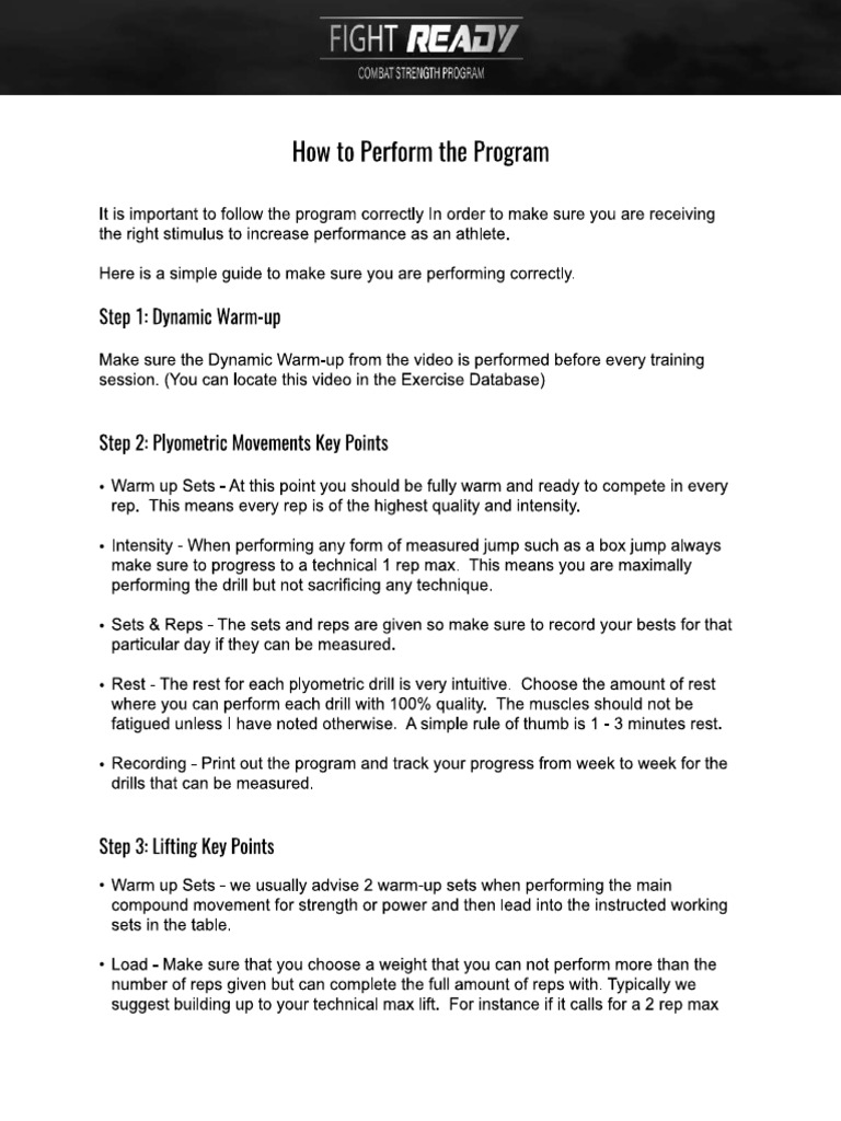 Phil Daru - Fight Ready - Train Like A Fighter | PDF