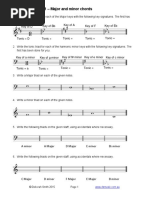 Transposition Worksheet | PDF