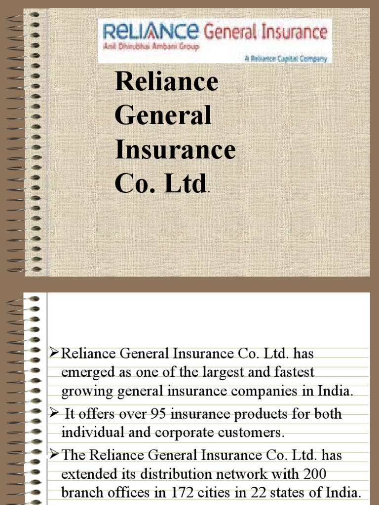 Reliance General Insurance Co. LTD | PDF | Insurance | Liability Insurance