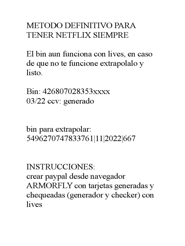 Metodo Netflix | PDF