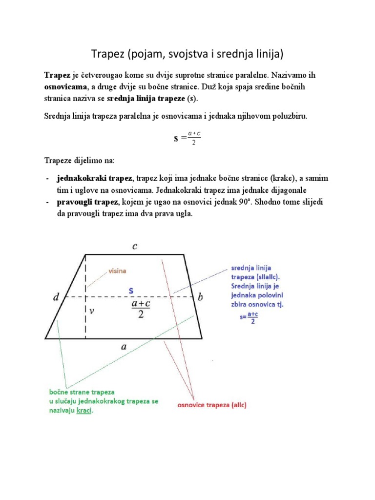 Matematika Sedmi Trapez | PDF