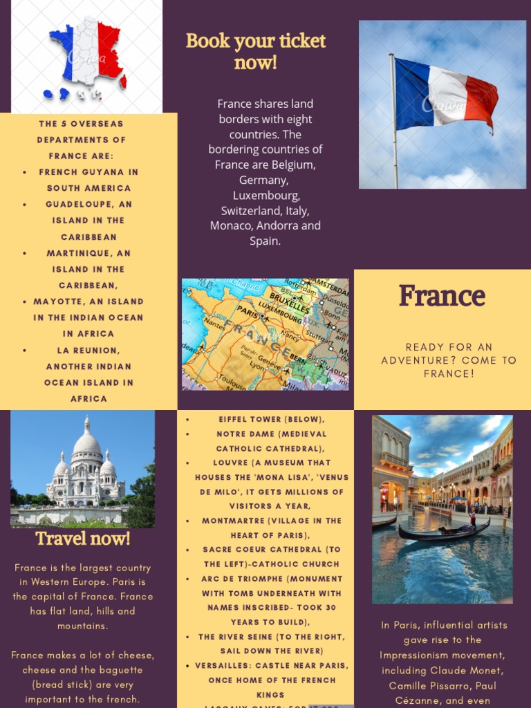 Discover France: Travel Guide & Highlights | PDF | France | Paris
