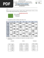 Cuadro de Numeros Del 100 Al 199 | PDF