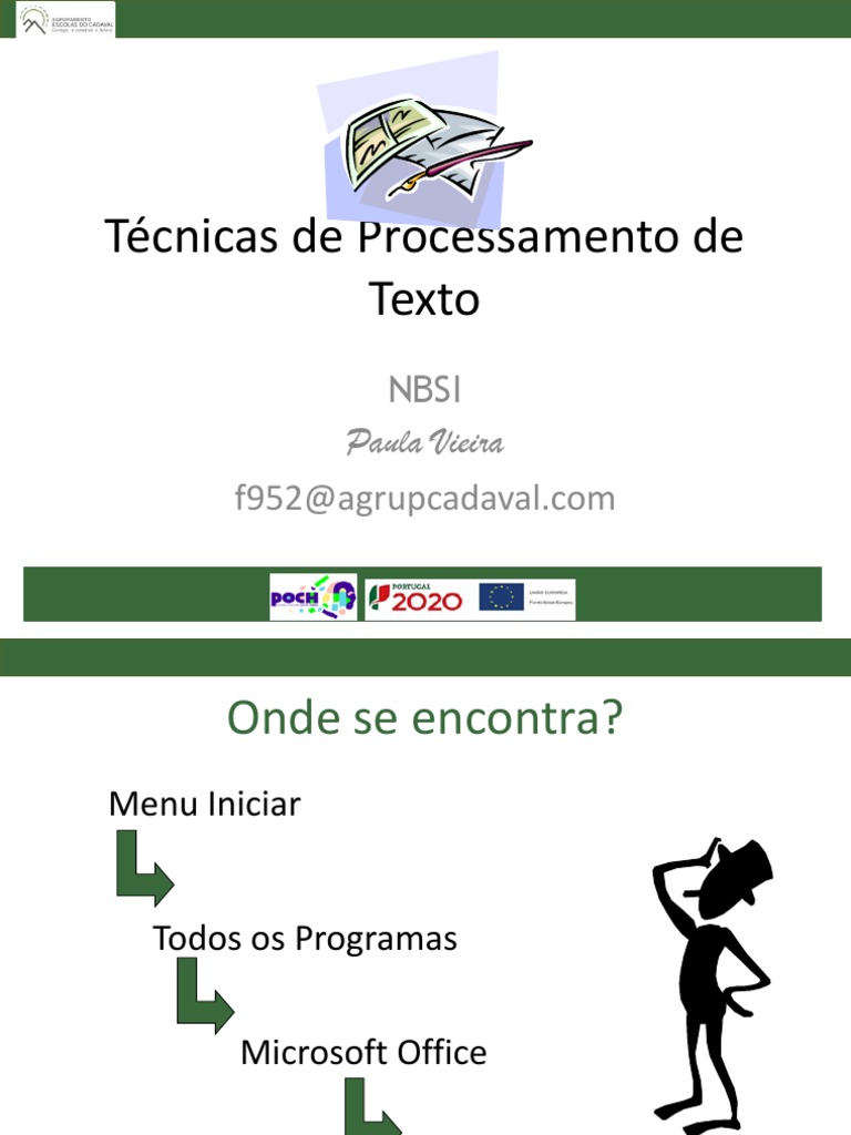 Técnicas de Processamento de Texto - 1 | PDF