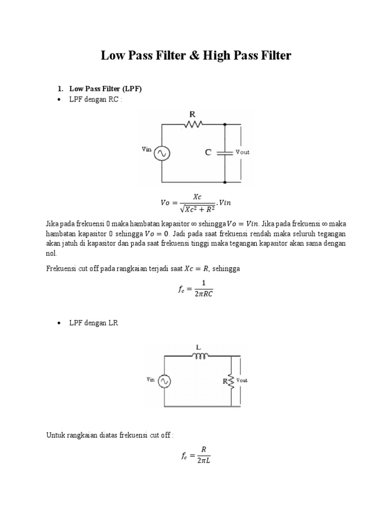 Filter Frekuensi PDF | PDF | Sains & Matematika | Komputer