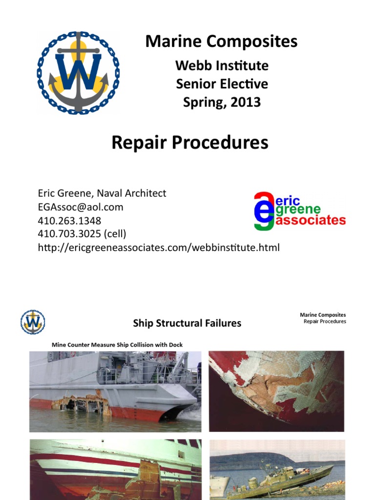 Marine Composites: Repair Procedures | PDF | Composite Material | Epoxy
