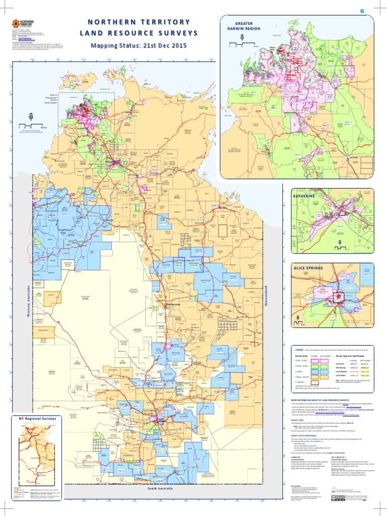 NT Land Resource Surveys Mapping Status | PDF