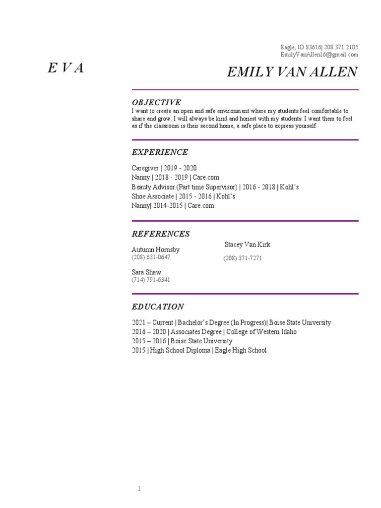 Resume 2021 Short | PDF