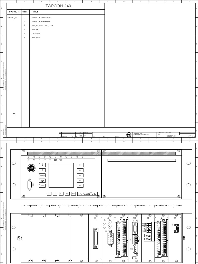 Tapcon 240: Title Project: Sheet | PDF