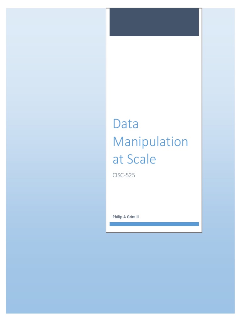 Data Manipulation at Scale | PDF | No Sql | Replication (Computing)