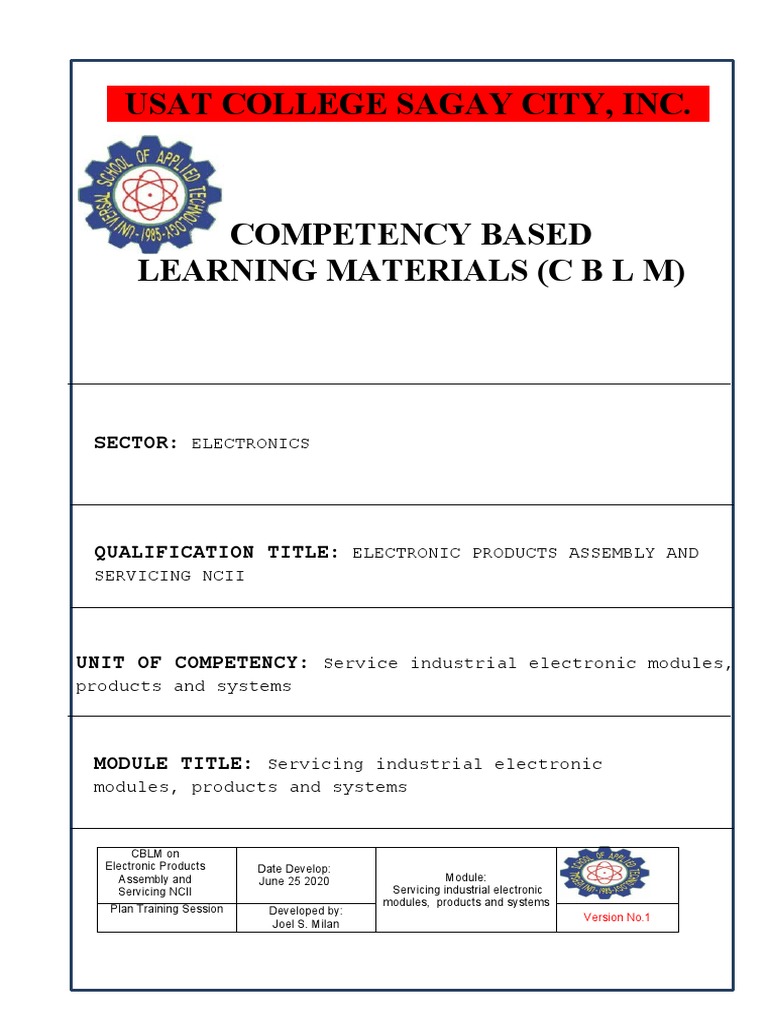Usat College Sagay City, Inc.: Sector | PDF | Electrical Connector ...