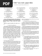 IEEE A4 Conference Paper Template | PDF | International System Of Units ...